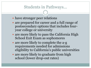 PUSD College & Career Pathways | PPT