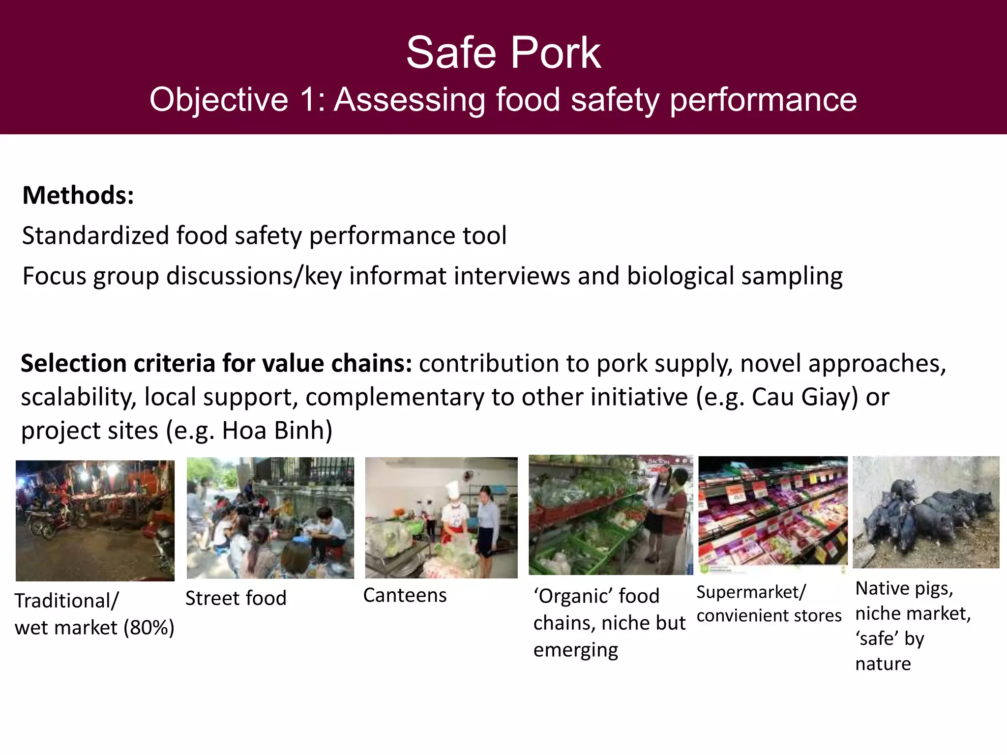 Food safety in the pork value chain and pathways towards safer pork in ...