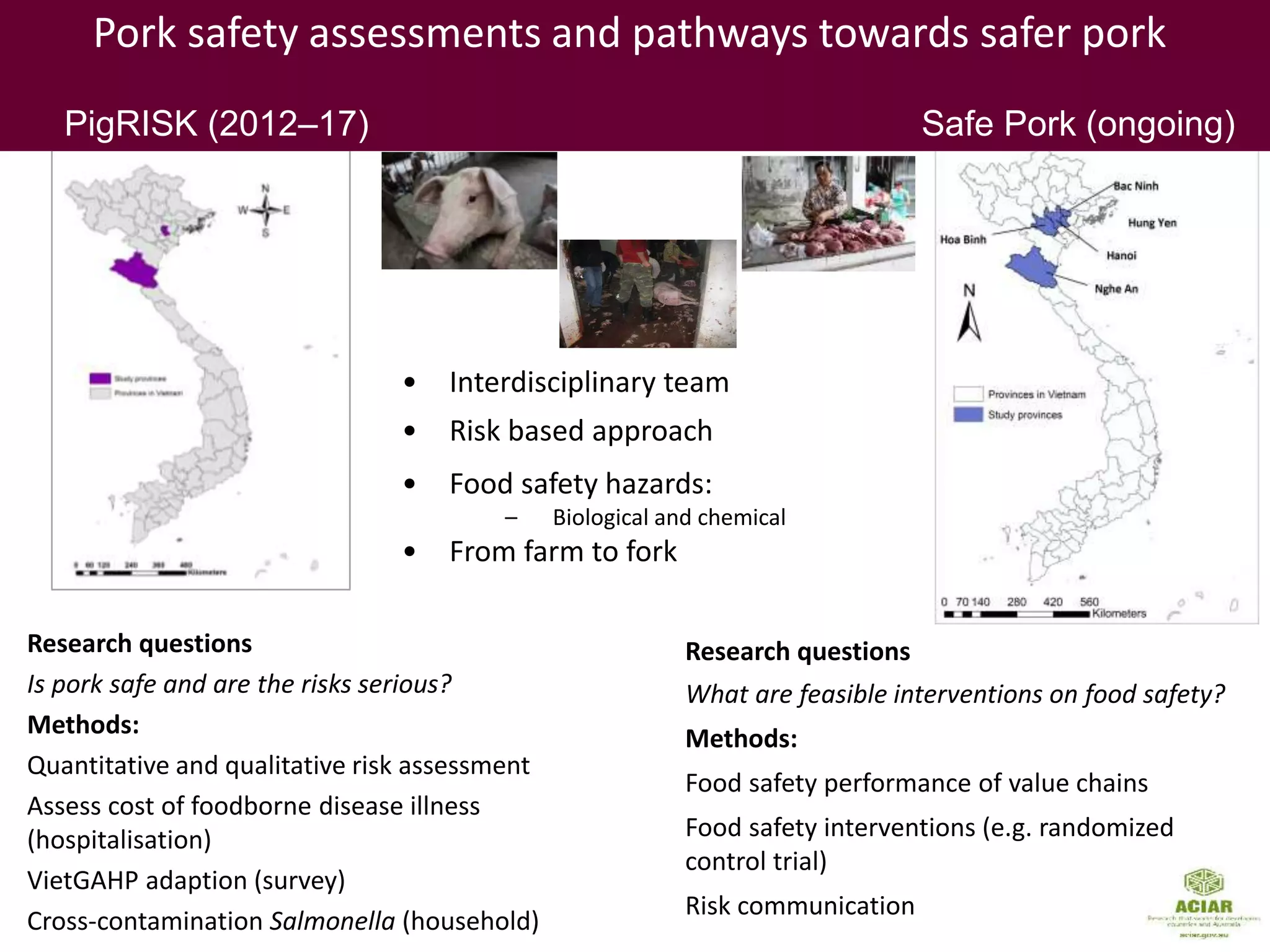 Food safety in the pork value chain and pathways towards safer pork in ...