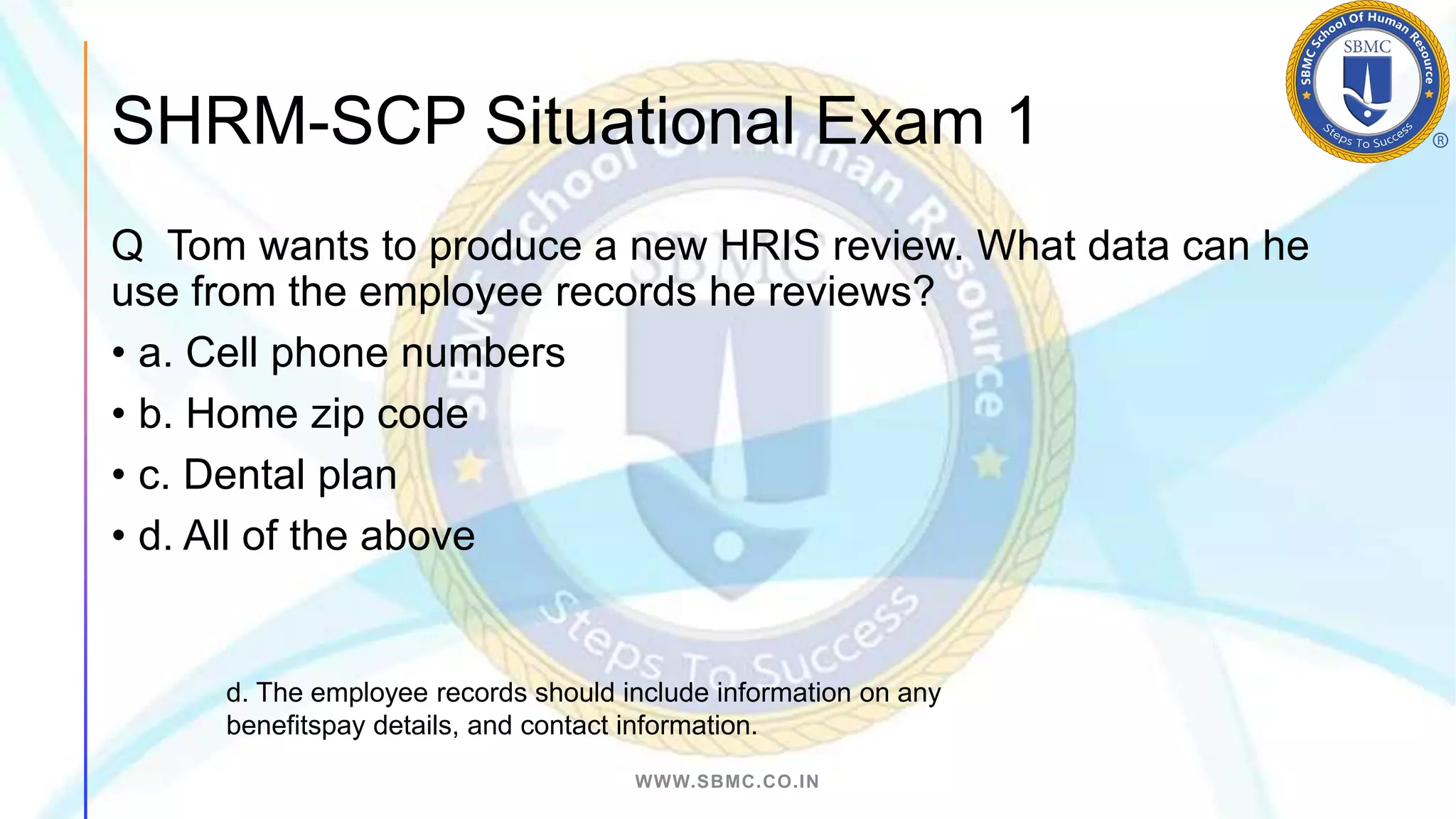 Pathways to achieve shrm scp shrm cp | PPTX