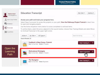 Toastmasters Pathways VSS for BCMs 4 | PPT