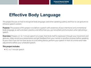 Toastmasters Pathways VSS for BCMs 6 | PDF