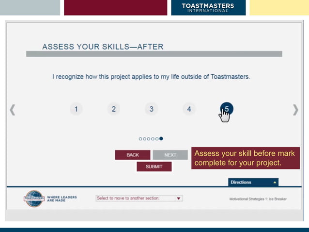 Toastmasters Pathways VSS for BCMs 6 | PPT