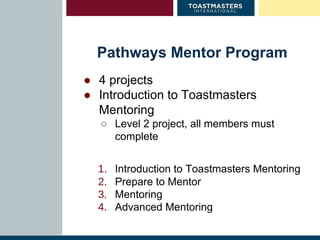 Toastmasters Pathways VSS for BCMs 7 | PPT