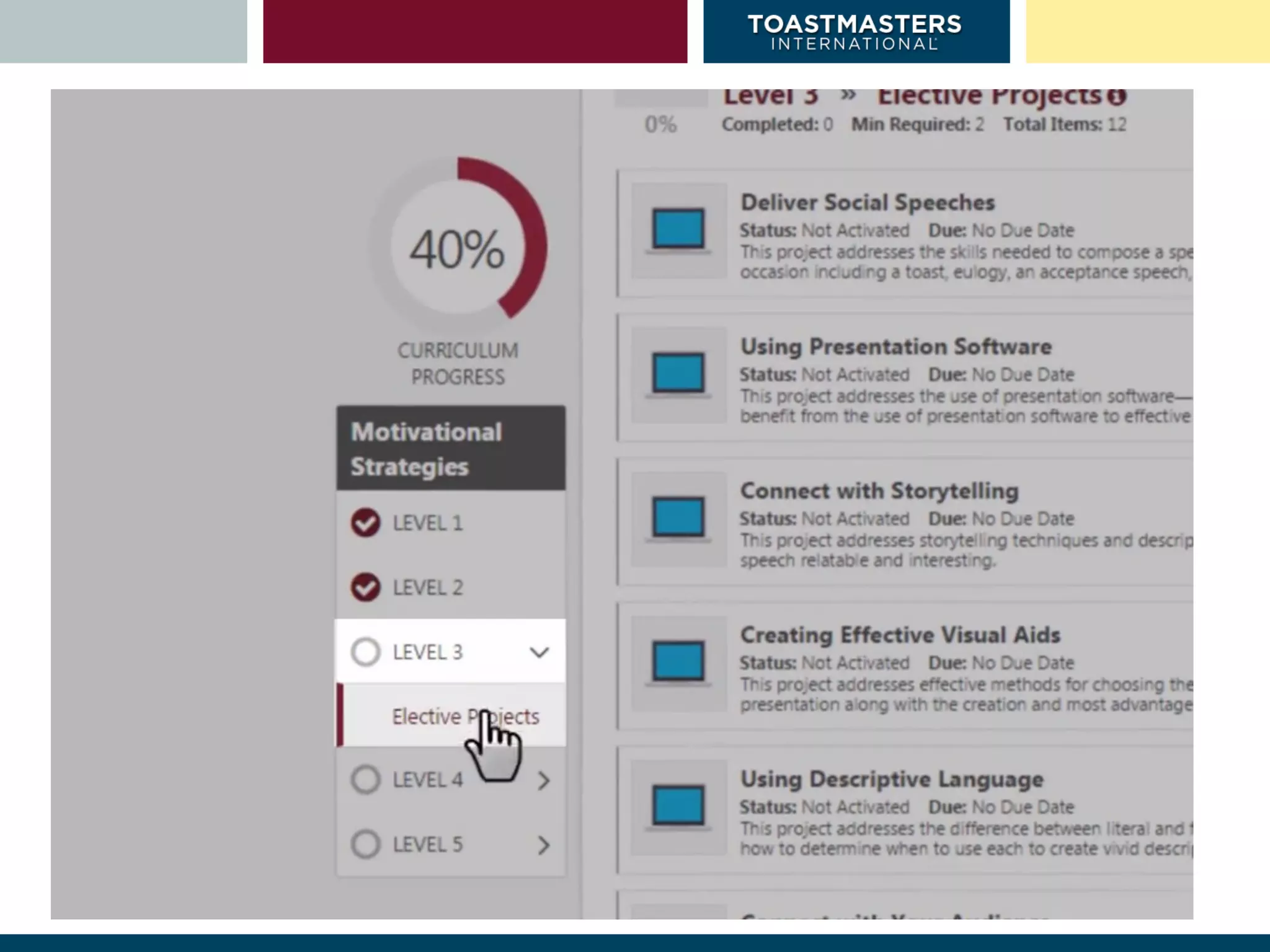 Toastmasters Pathways BCM 第一次線上研討會 | PPT