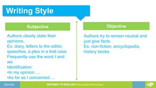 Pathway to English kelompok peminatan 2 Chapter 9.ppt