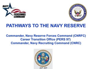 Pathway to the navy reserves | PPT
