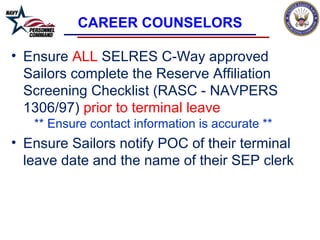 Pathway to the navy reserves | PPT