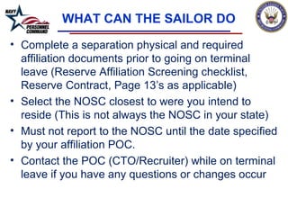 Pathway to the navy reserves | PPT