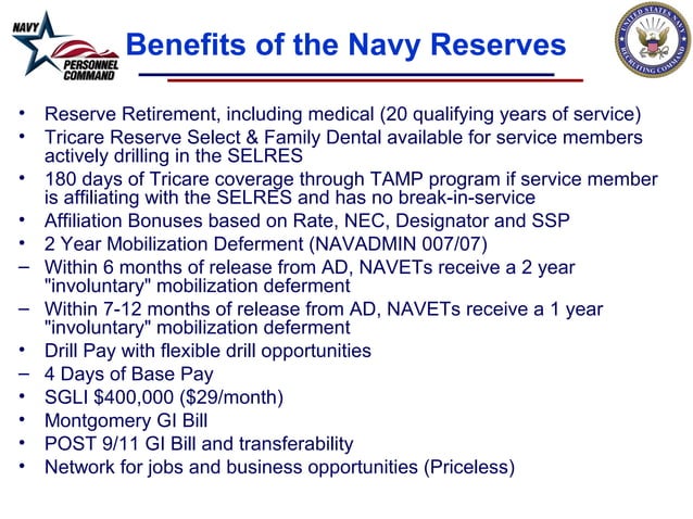 Pathway to the navy reserves | PPT | Government Support and Welfare ...