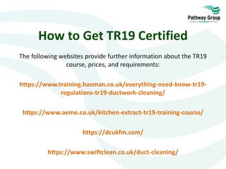 The Importance of TR19 Regulations | PPTX