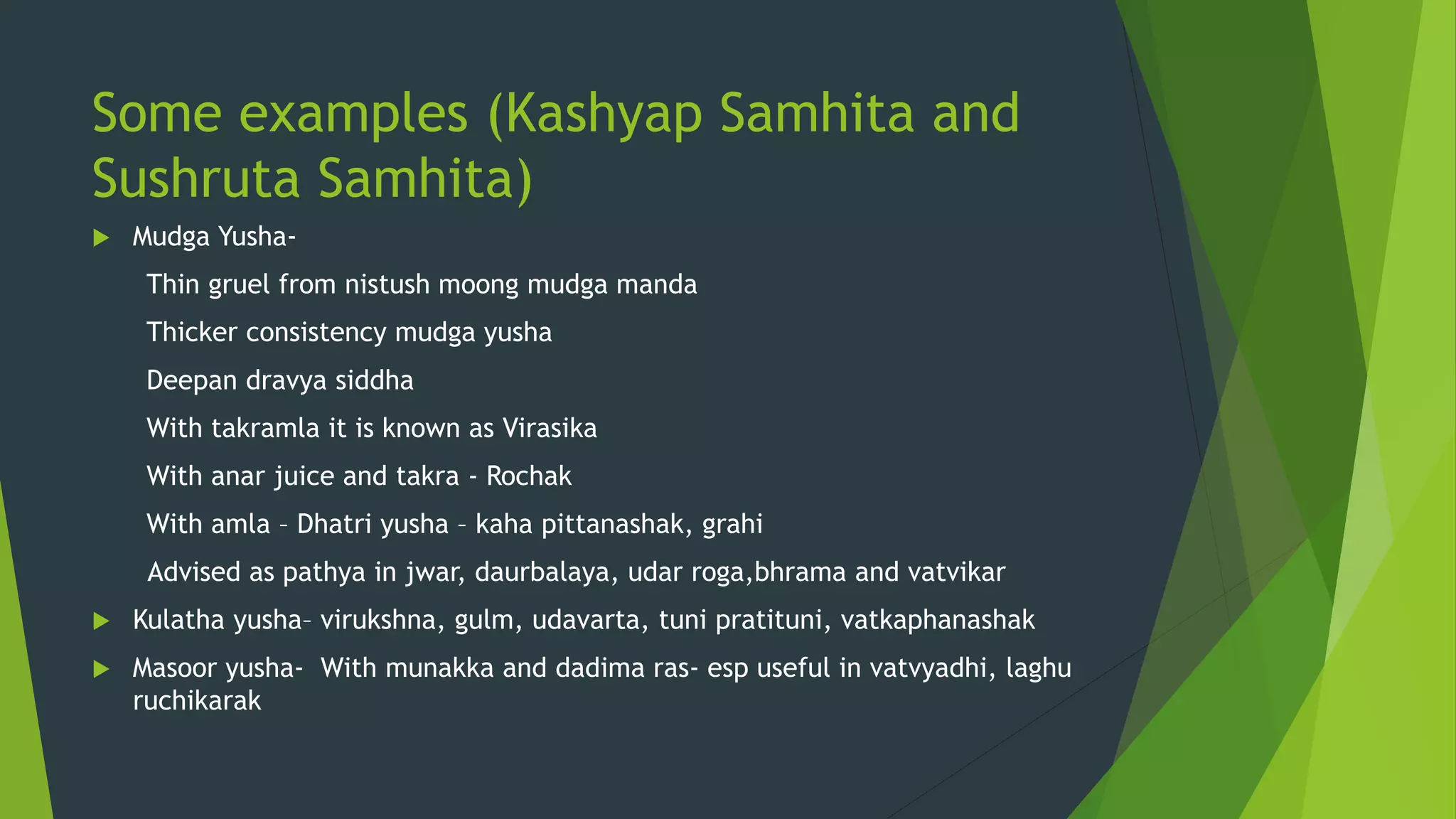 An insight into the applications of Pathya Kalpana | PPTX