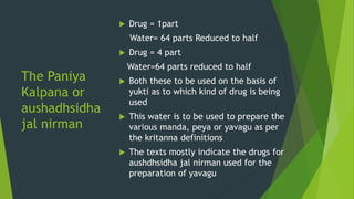 An insight into the applications of Pathya Kalpana | PPTX