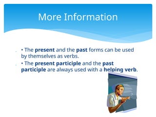 participle verbs for english grammar english | PPT