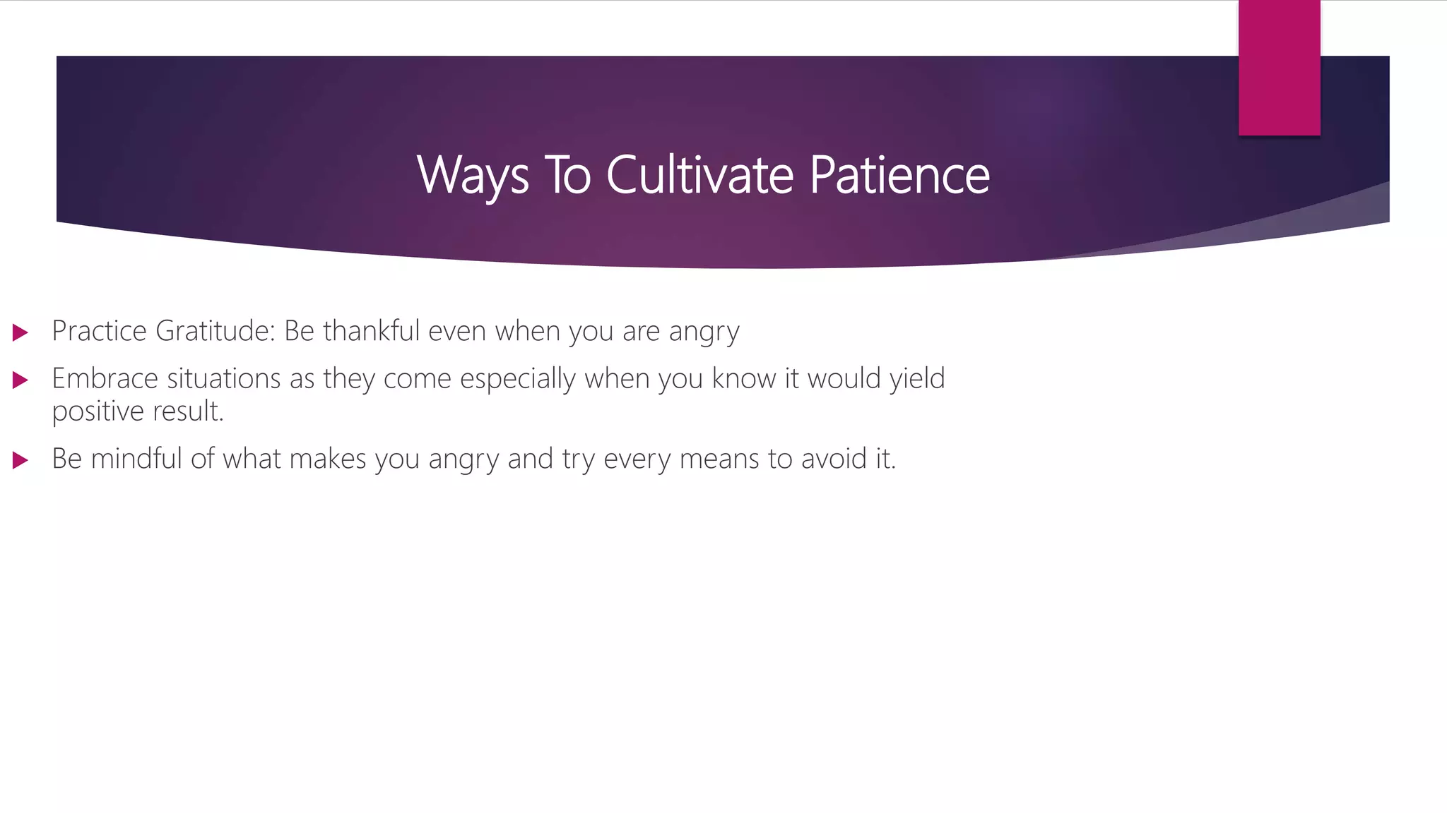 Patience | PPTX