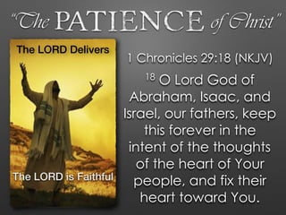 “The Patience of Christ” | PDF
