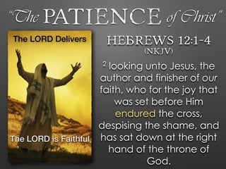 “The Patience of Christ” | PDF