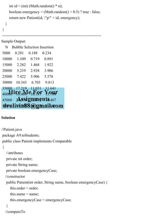 Patient.java package A9.toStudents; public class Patient imple.pdf