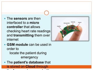 patient monitoring using iot and heart beat sensor | PPT