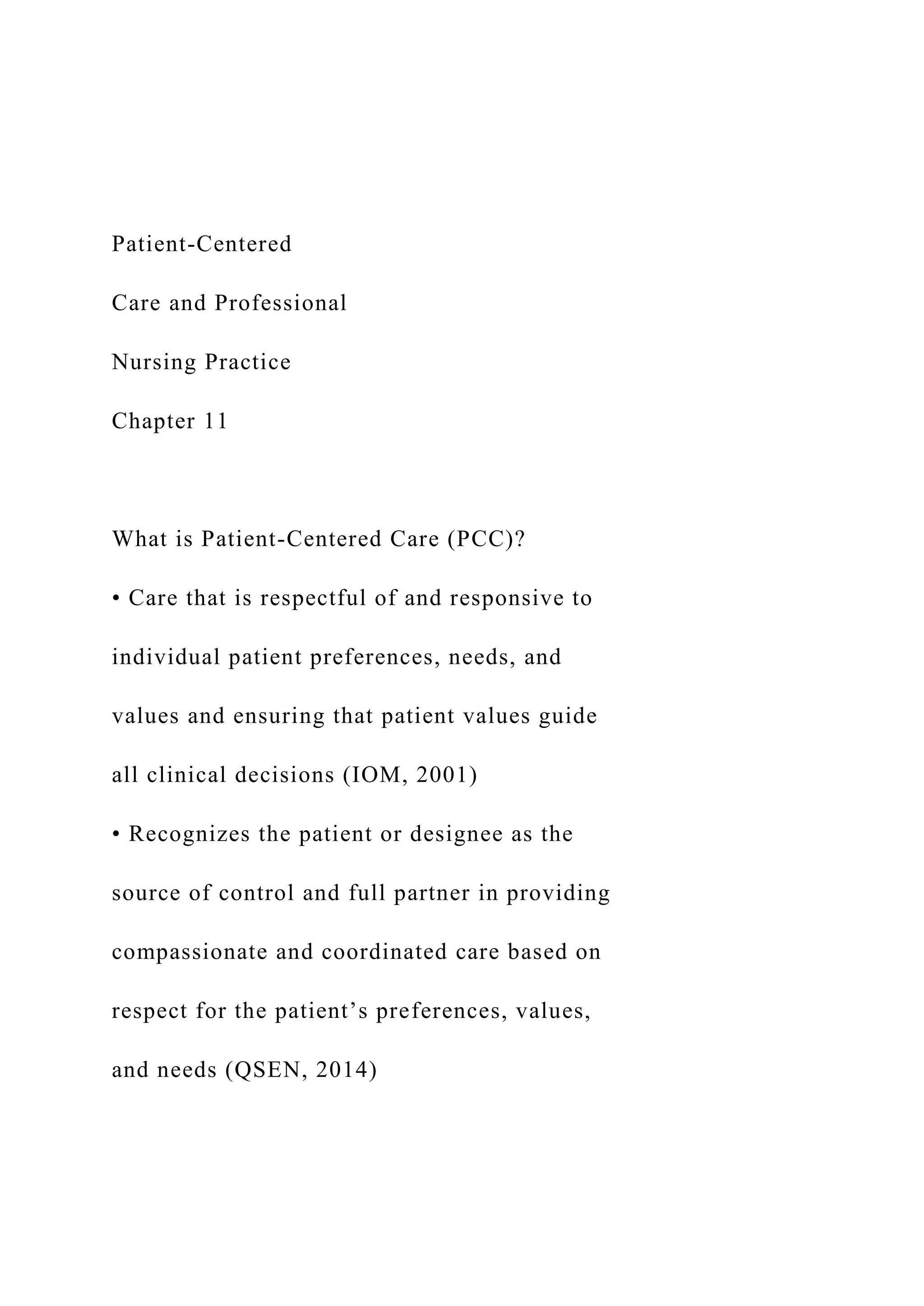 Patient-Centered Care and Professional Nursing Practic.docx