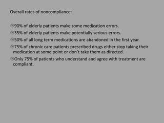 Patient compliance with medical advice | PPT