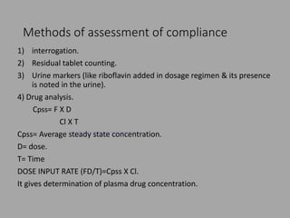 Patient compliance with medical advice | PPT