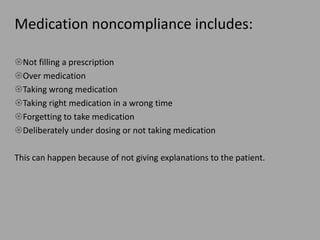 Patient compliance with medical advice | PPT