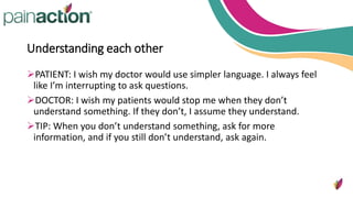 Patient-Doctor talk | PPT