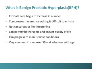 Patient education-presentation bph | PDF