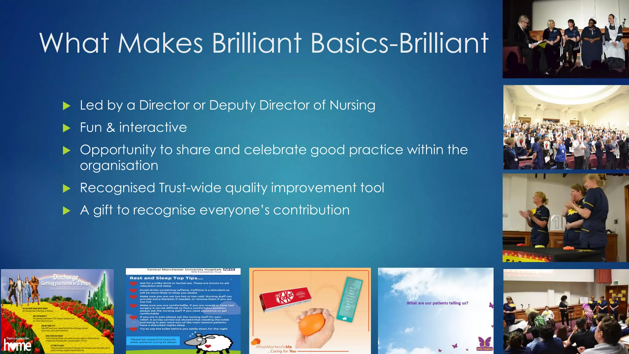 Manchester University NHS Foundation Trust- Using insight for innovation brilliant basics- PEN ...
