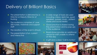 Manchester University NHS Foundation Trust- Using insight for innovation brilliant basics- PEN ...
