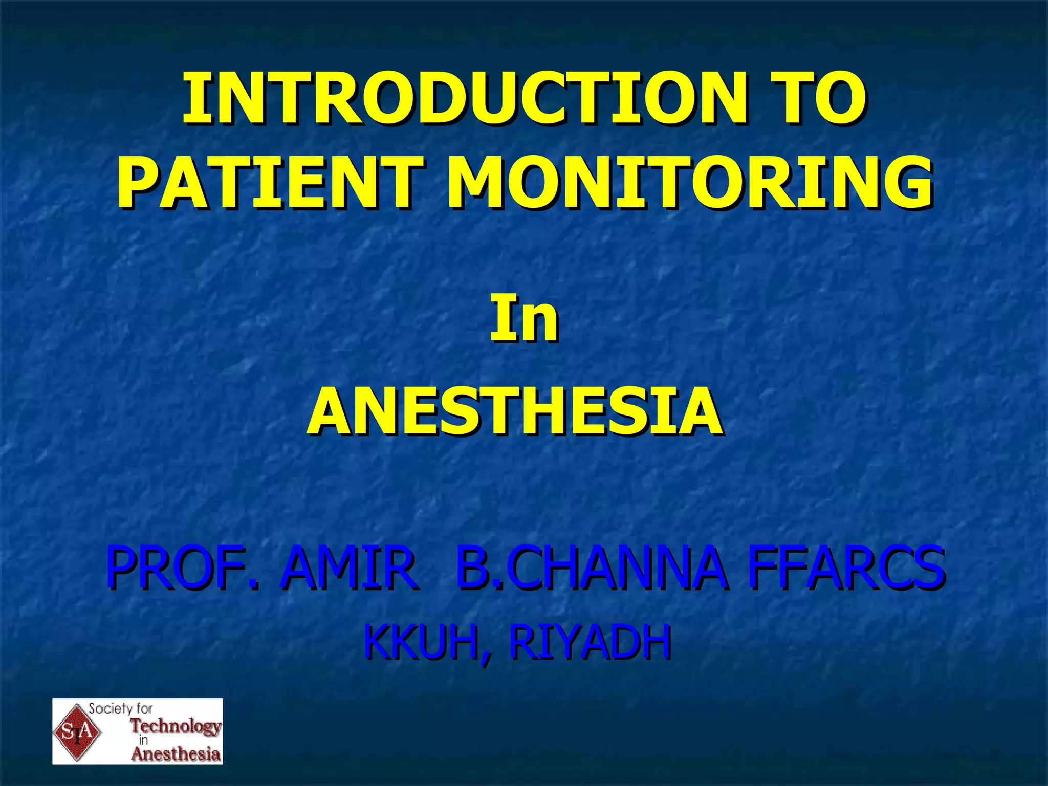 Patient Monitoring | PPT