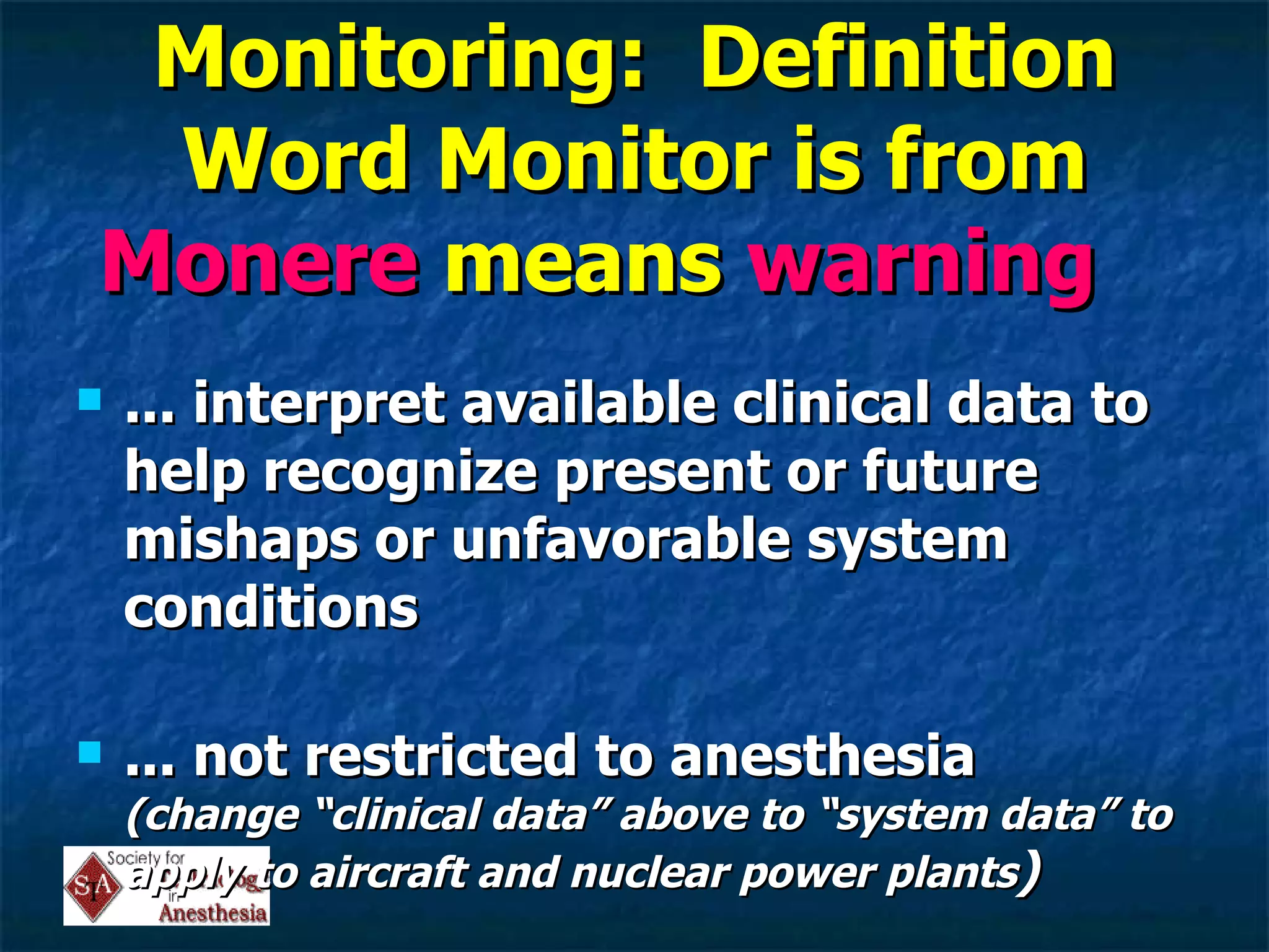 Patient Monitoring | PPT