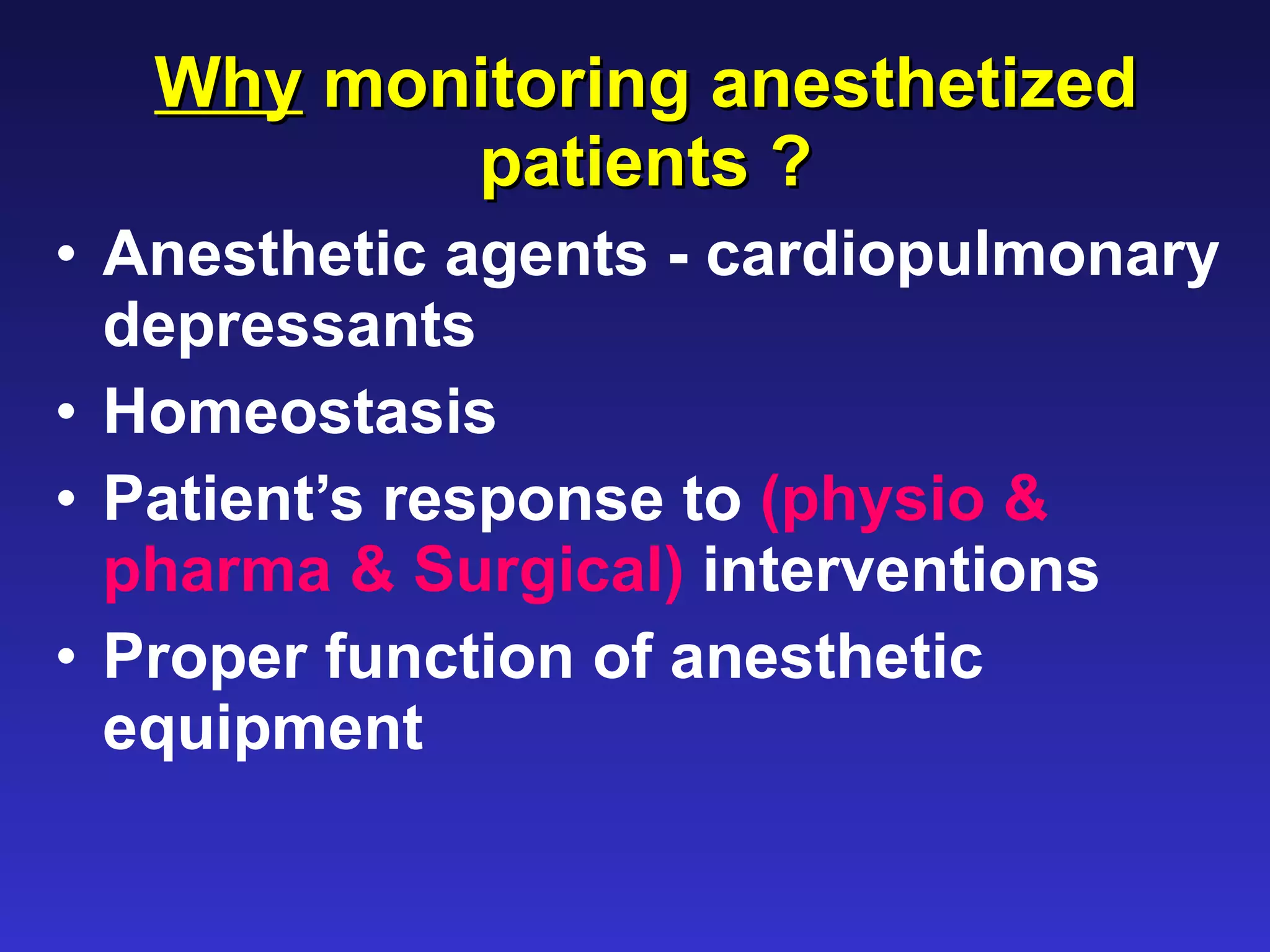 Patient Monitoring | PPT