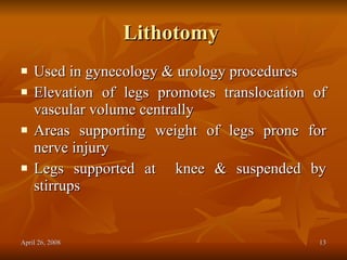Patient Positioning | PPT