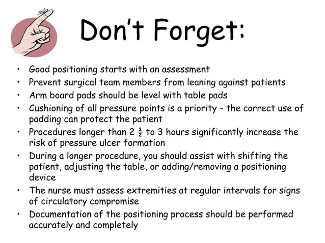 PATIENT-POSITIONING-BEFORE-SURGICAL-PROCEDURES-2.ppt | First Aid | Injuries