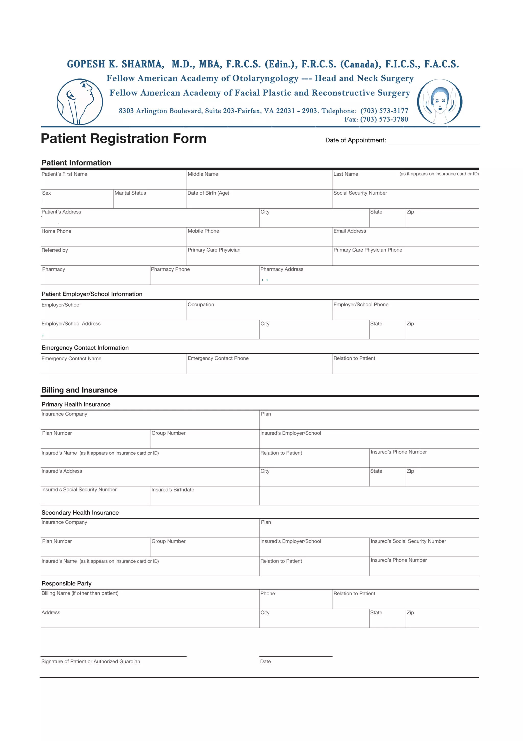 Patient registration-form | PDF