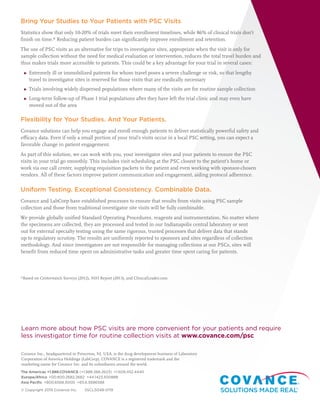 A Smart Alternative For Specimen Collection - Patient Service Center ...