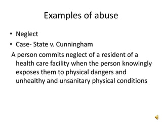 Patient abuse HA 575 L3 Vaughn | PPTX