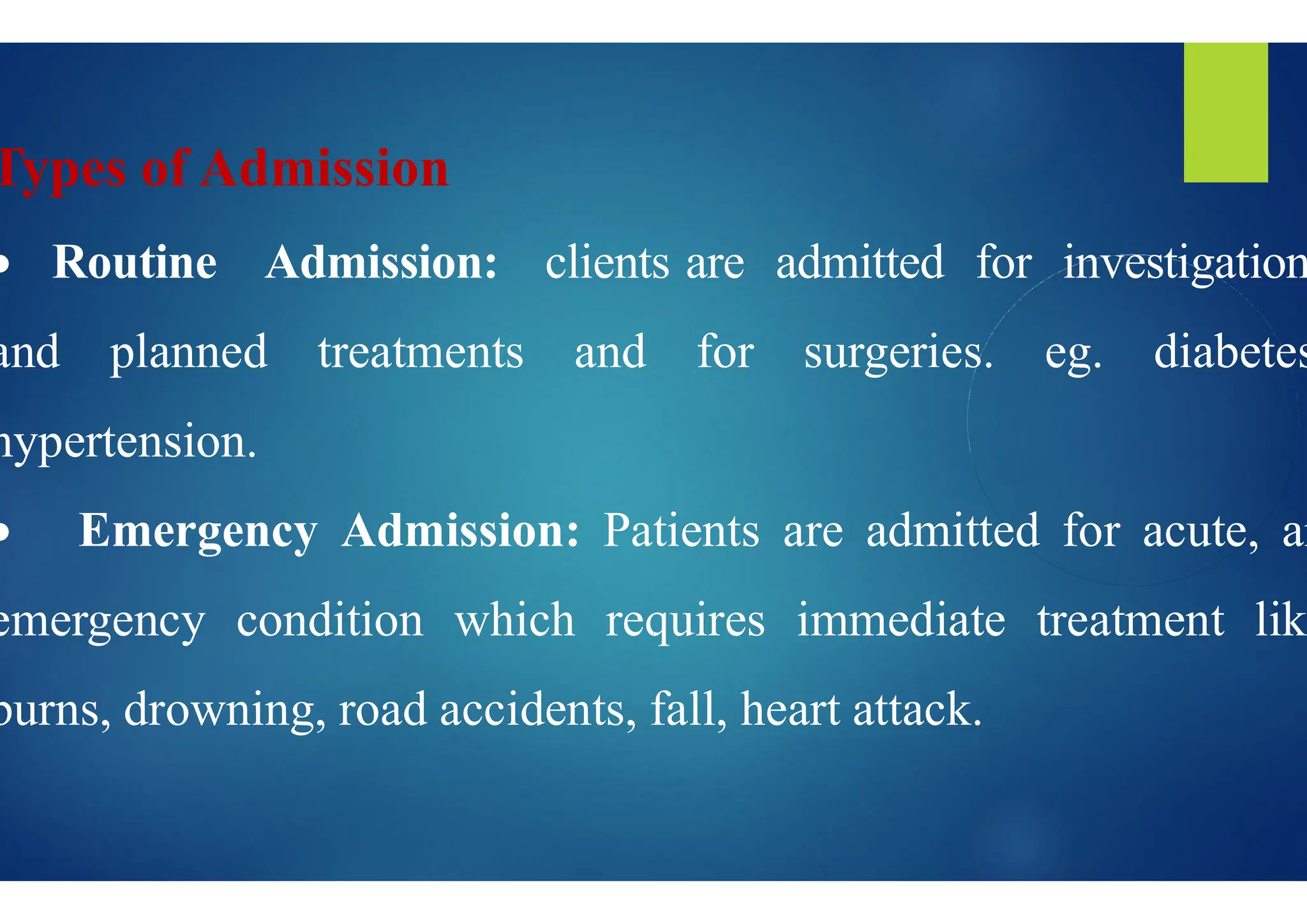 Patient Admission Process in Healthcare Sector | PDF