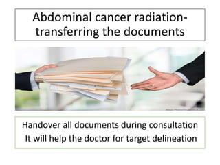 Patient advice during abdominal cancer radiation.pptx