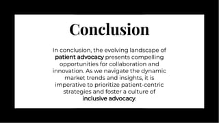 Patient Advocacy Market Research | PDF