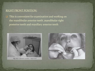 Patient and operator position simplified | PPTX