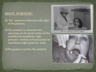 Patient and operator position simplified | PPTX