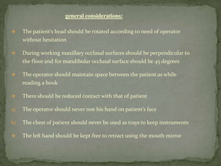 Patient and operator position simplified | PPTX