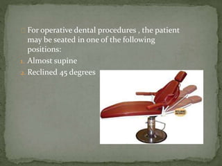 Patient and operator position simplified | PPTX