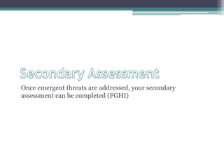 Patient assessment | PPTX