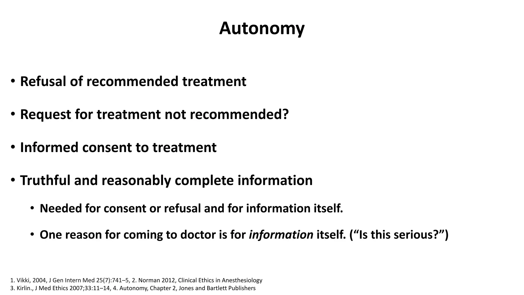 Patient autonomy and truth telling ver 2.0 | PPTX