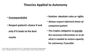 Patient autonomy and truth telling ver 2.0 | PPTX