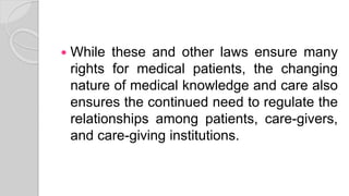 Patient bill of rights | PPTX